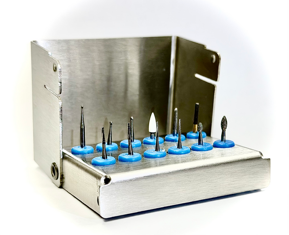 Veterinary Dental Instruments Stainless Steel Bur Block – Dr Bretts Pets